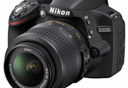 Зеркальный фотоаппарат nicon D3200