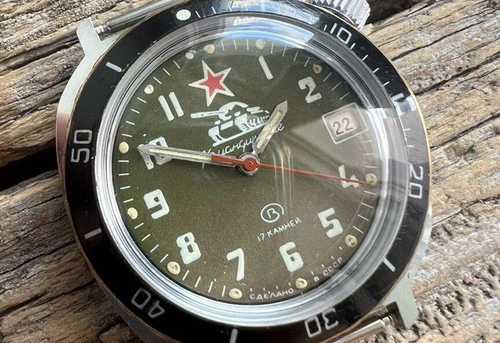 Часы Восток командирские танк СССР (493)