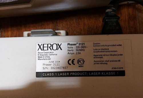Принтер лазерный xerox phaser 3121