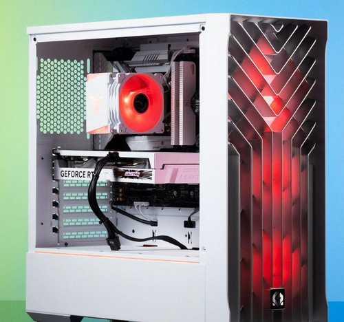 Игровой пк perfect14 RTX 4070 super 12GB NEW Ryzen 7 7700 Phanteks magniumgear NEO Air 2 White