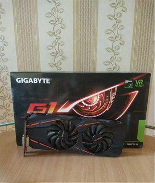 Видеокарта GTX 1060 6gb Gygabyte