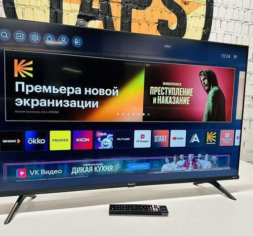 Метровый яркий Hisense 4K UHD SMART TV