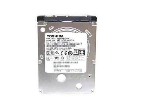 Жесткий диск 500Gb Toshiba mq01abf050 Aquarius
