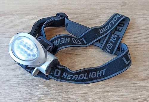 Фонарик налобный LED headlight, бу