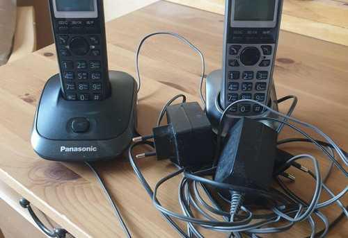 Радиотелефон Panasonic с двумя трубкамиKX-TG2511RU