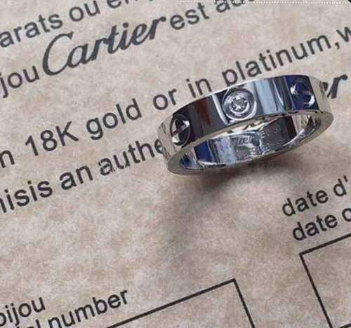 Обручальное кольцо Cartier Love, 1 бриллиант 0,31ct