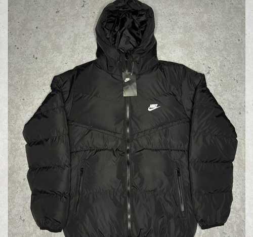 Пуховик nike windrunner черный