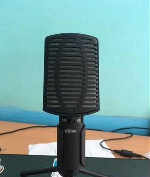 Микрофон ritmix RDM-125 Black