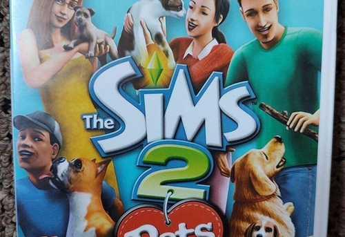 Диск для ps2 the sims 2 pets