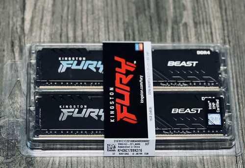 Kingston Fury Beast DDR4 16GB 3600 новая гарантия