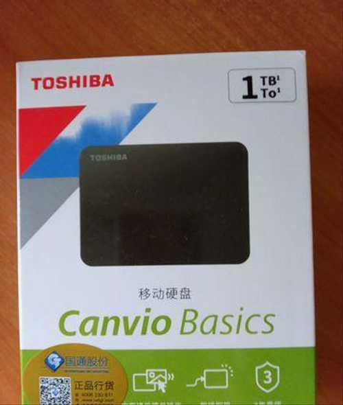 Продаю внешний жесткий диск Toshiba 1 TB