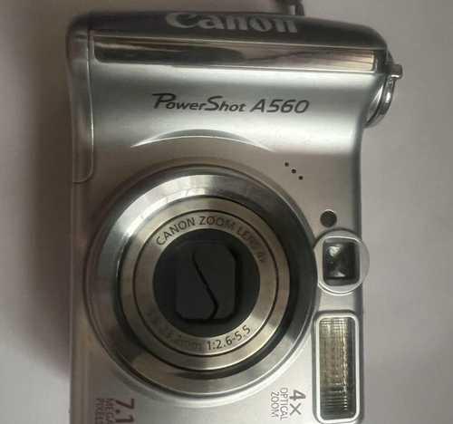 Фотоаппарат canon а560