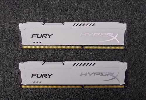DDR3 2x4gb 1600mhz 1rank CL10-10-10-30 HyperX Fury