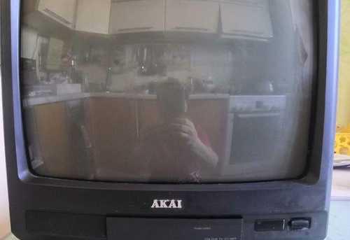 Телевизор, старый, Япония, akai