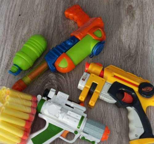 Nerf, star Wars и пистолет водяной