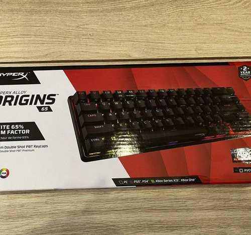 Клавиатура HyperX Alloy Origins 65% Новая