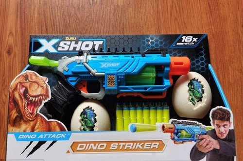 Бластер X-Shot dino attack striker