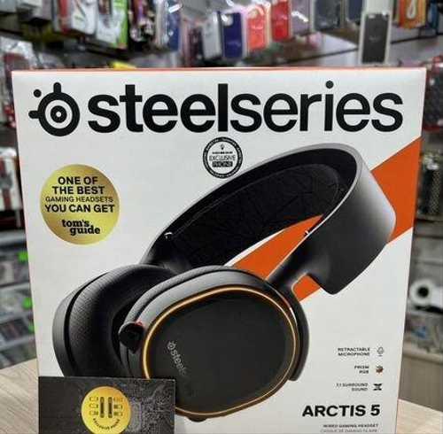 Игровые наушники SteelSeries Arctis 5 новые