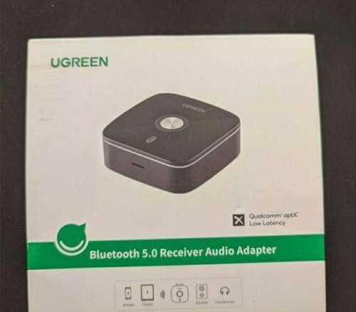 Блютуз аудио адаптер ресивер Ugreen Bluetooth 5.0