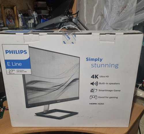 Монитор philips 278E1A 27 дюймов 4k