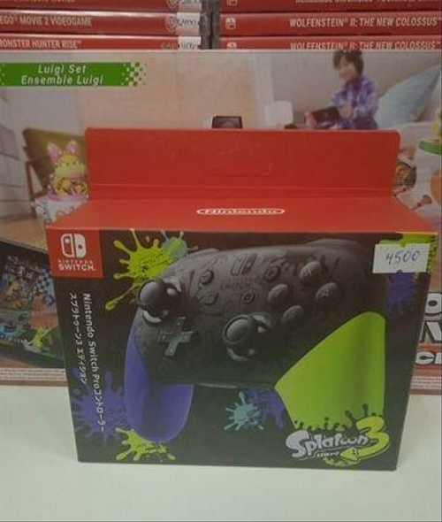 Pro Controller Nintendo Switch Splatoon 3 (NEW)