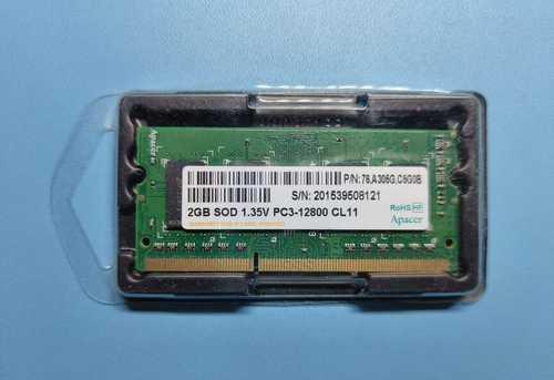 Оперативная память ddr3l 2gb Apacer