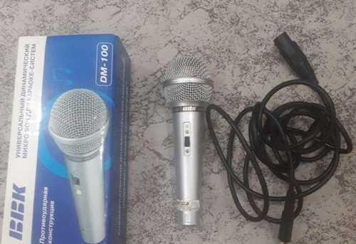 Микрофон BBK DM-100 для караоке проводной