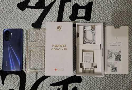 Huawei Nova Y70 4/64GB в идеале, полный комплект