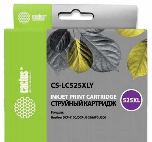 CS-LC525XLY, Картридж cactus LC525XLY Струйный Желты