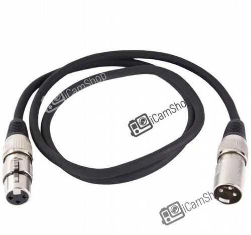 Кабель микрофонный XLR (m) - XLR (F) 2 метра