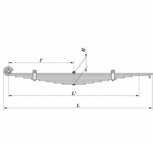 Рессора прицепа