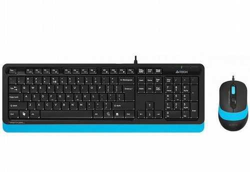 Клавиатура + мышь A4Tech Fstyler F1010, черный/син