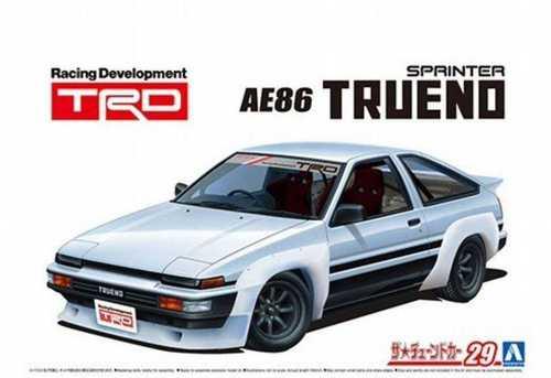 Масштабная сборная модель Aoshima 1:24 AE86 Trueno