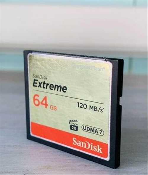 Compact Flash SanDisk Extreme 64Gb