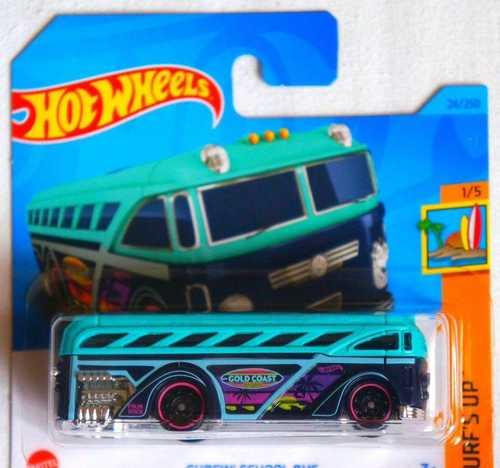 Hot Wheels Surfin' School Bus