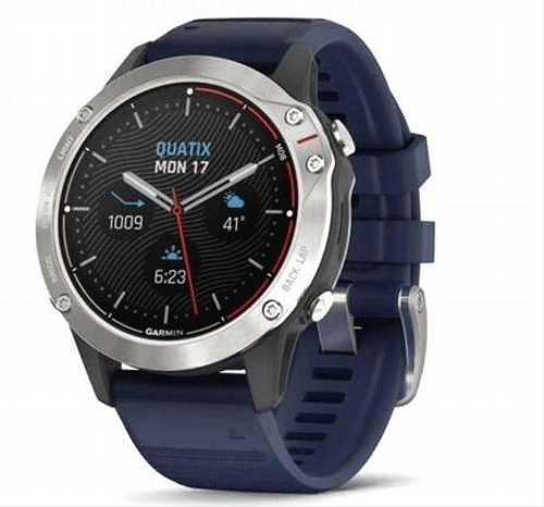 Часы Garmin Quatix 6 Gray with Captain Blue Band