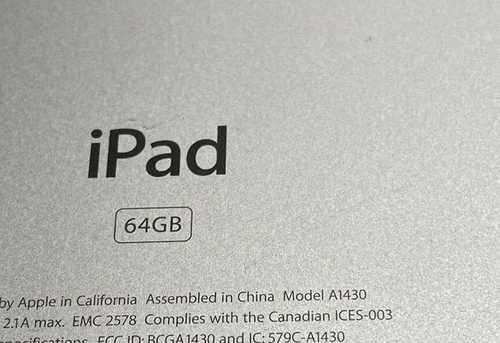iPad a1430 64gb