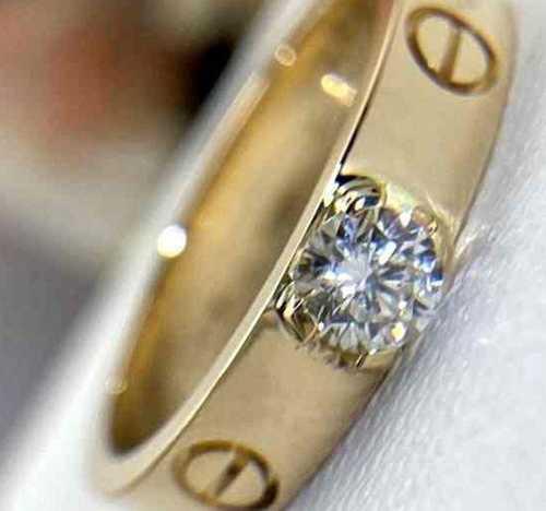 Cartier Love Solitaire Желтое золото, бриллиант 0,33ct