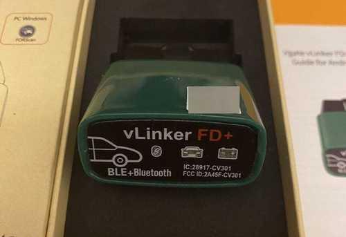 VLinker FD+ OBD2 ford ms/hs-can диагностика