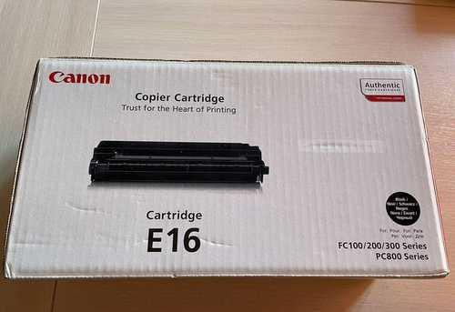 Картридж canon e16, новый, оригинал