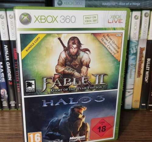 Fable 2 Goty + Halo 3 Xbox 360