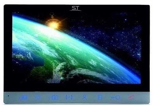 Space Technology ST-M206/7 (S/SD) черный домофон