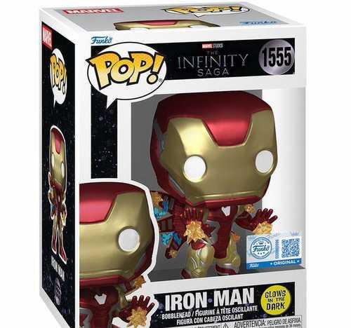 Funko Pop 1555 Plus Iron Man (Glow)