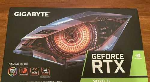 Видеокарта gigabyte GeForce RTX 3070 Ti gaming OC