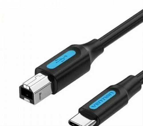 Кабель USB2.0 тип Type-C-B(m) 1м Vention #359730