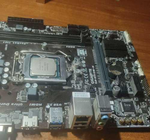 Материнская плата gigabyte GA-H110M-H 1151