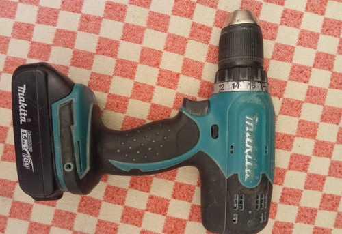 Аккумуляторная дрель шуруповерт makita 18v