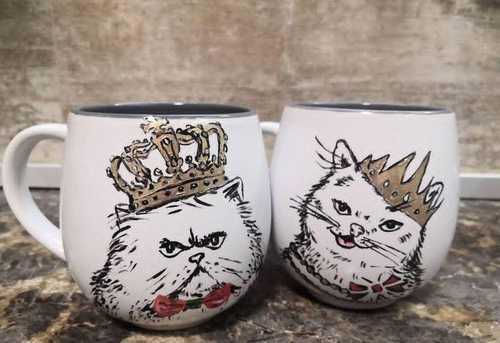 Кружки "Парочка" - "Царский кот и Царская кошечка"