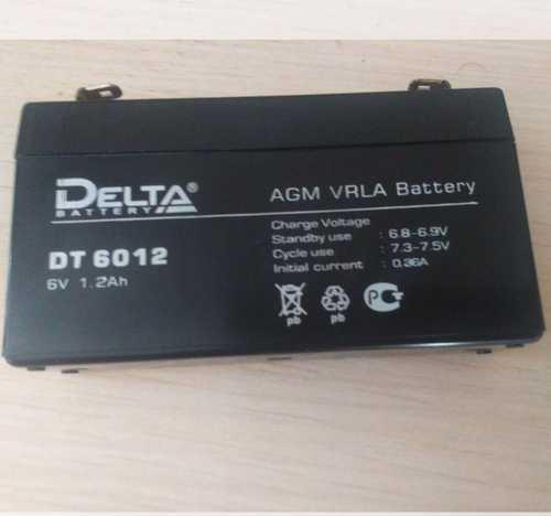 Аккумуляторная батарея для ибп Delta DT 6012