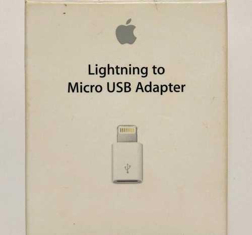 Адаптер Lightning/Micro USB оригинал